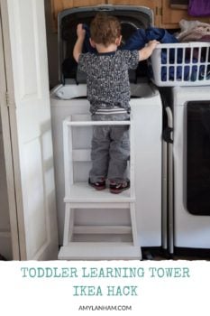 Toddler Learning Tower - Ikea Hack