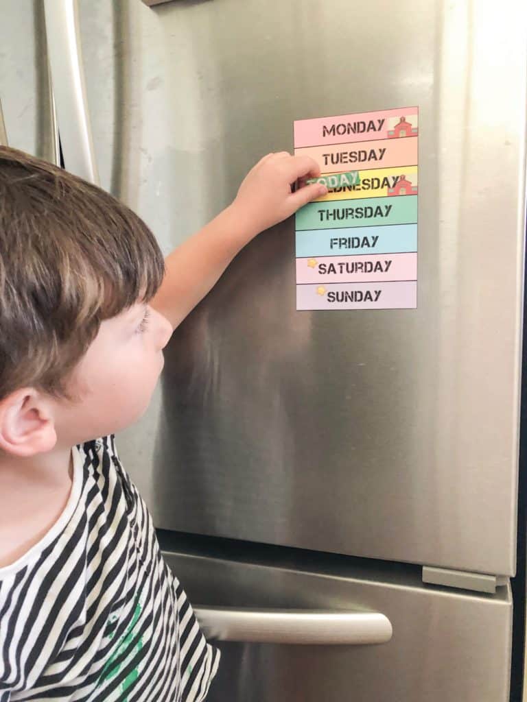 Weekly Toddler Schedule Printable - Toddler Activities