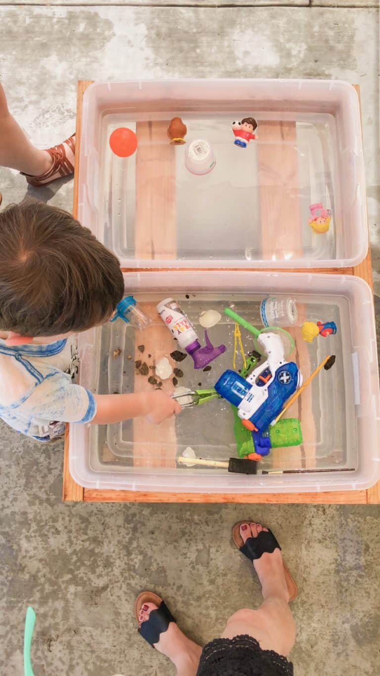 How to Make a Water or Sensory Table - amylanham.com