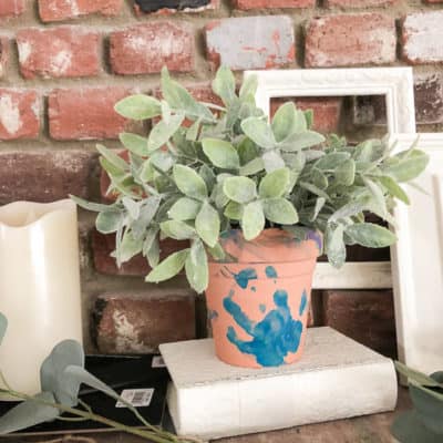 Handprint Flower Pot Craft - Perfect gift!