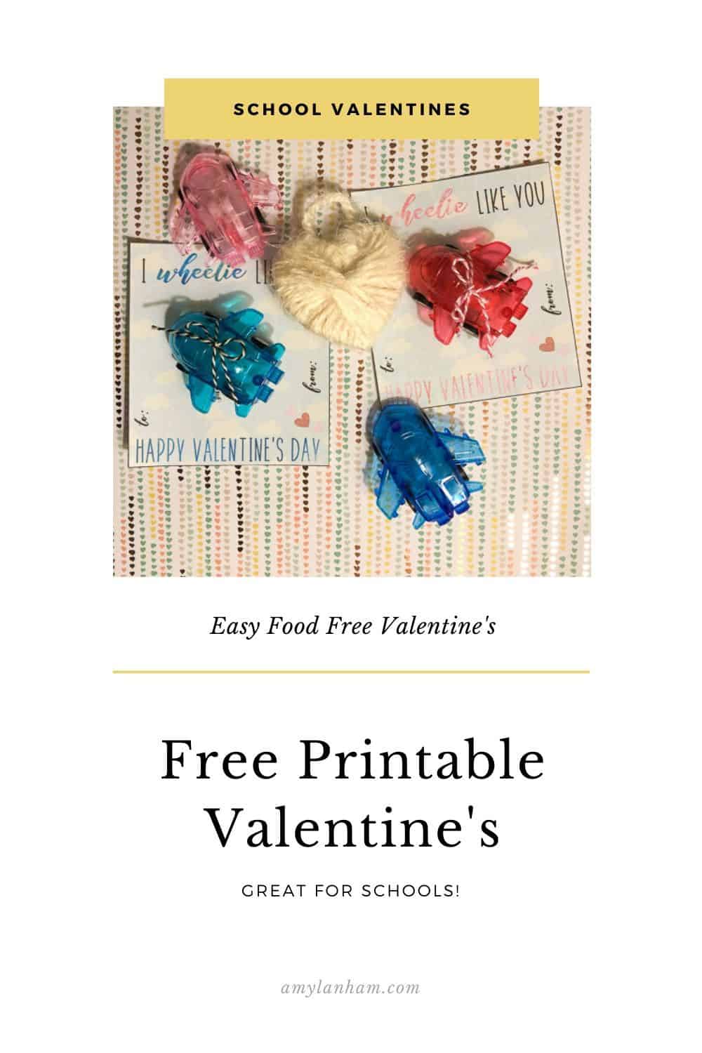 Printable Valentine's - Perfect for Kids Class