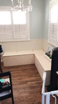How to DIY Kitchen Bench with Storage