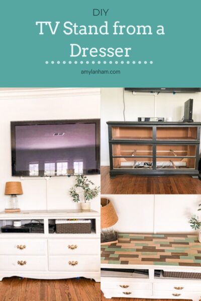 DIY TV Stand from a Dresser - Easy DIY - Crafts and Home Decor