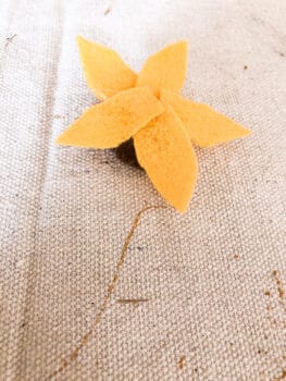 Felt Sunflower Tutorial - How to Make Felt Sunflowers