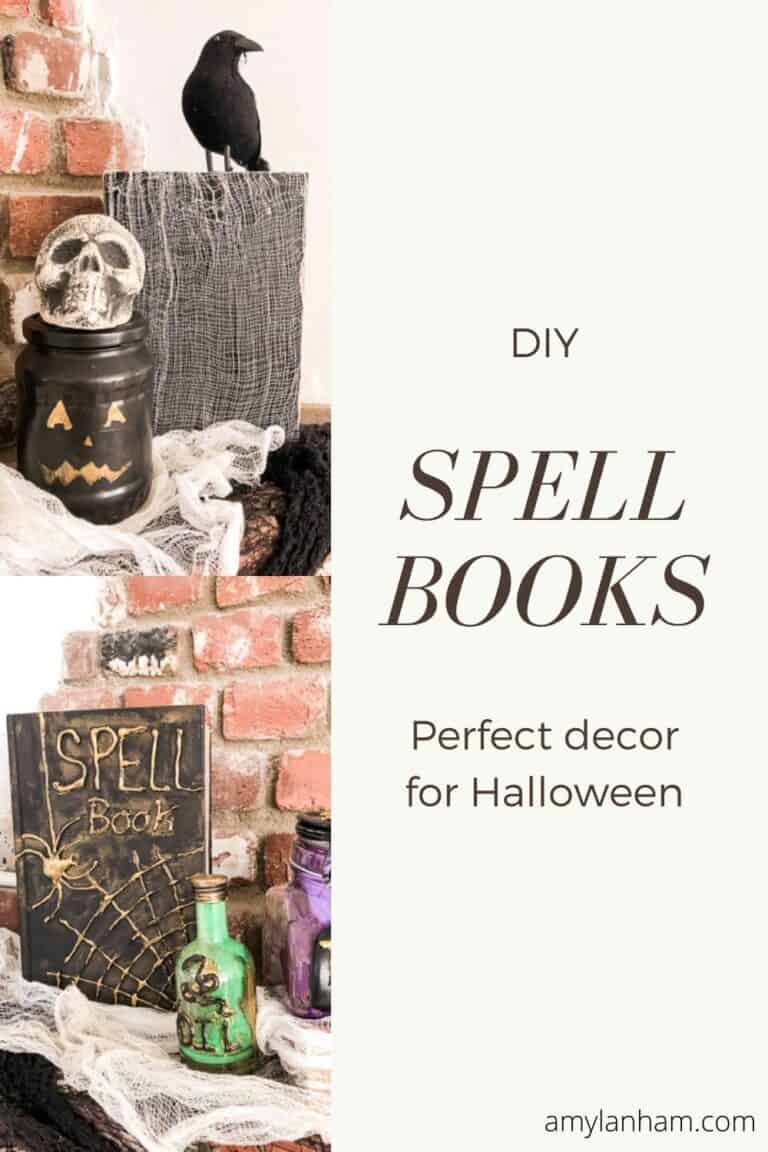 DIY Spell Book - Spooky Halloween Decor