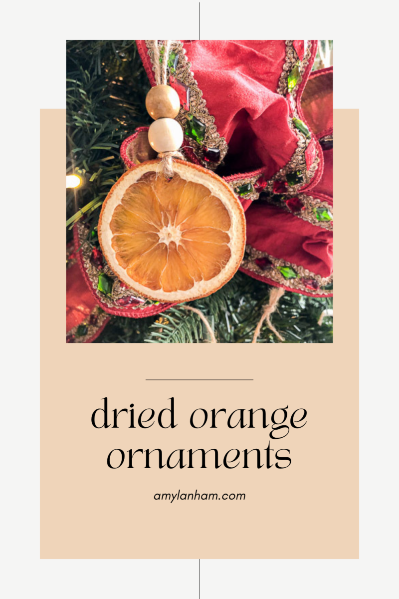Dried Orange Ornaments