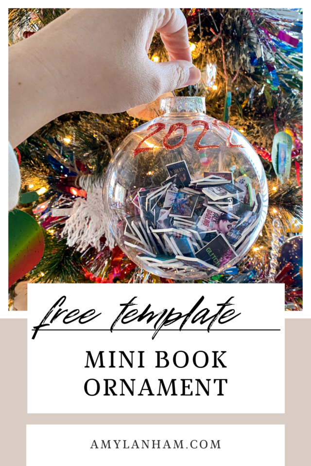 How to Make a Mini Book Ornament