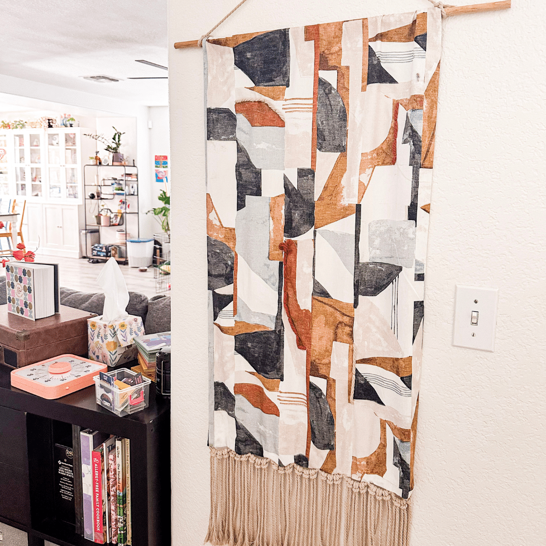 How to Make a DIY Fabric Wall Hanging - Crafts and Home Decor