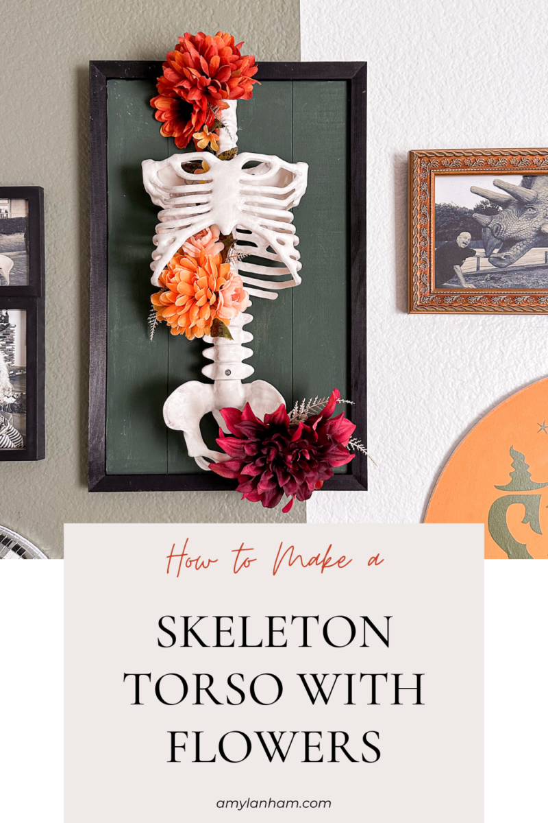 How to Make a Skeleton Torso with Flowers